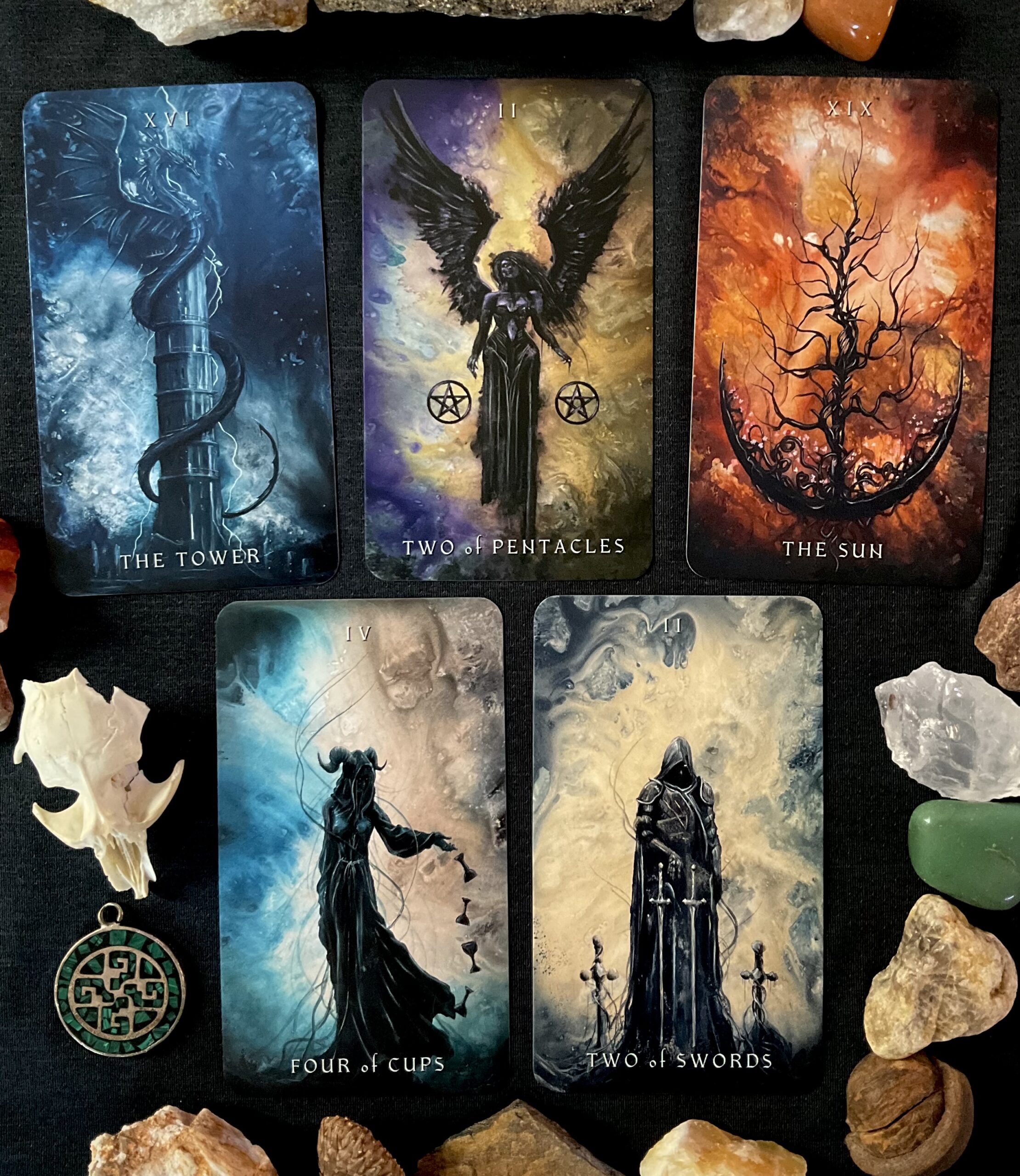 The Dark Fantasy Tarot Deck - Now Available - Shadow Art Finds